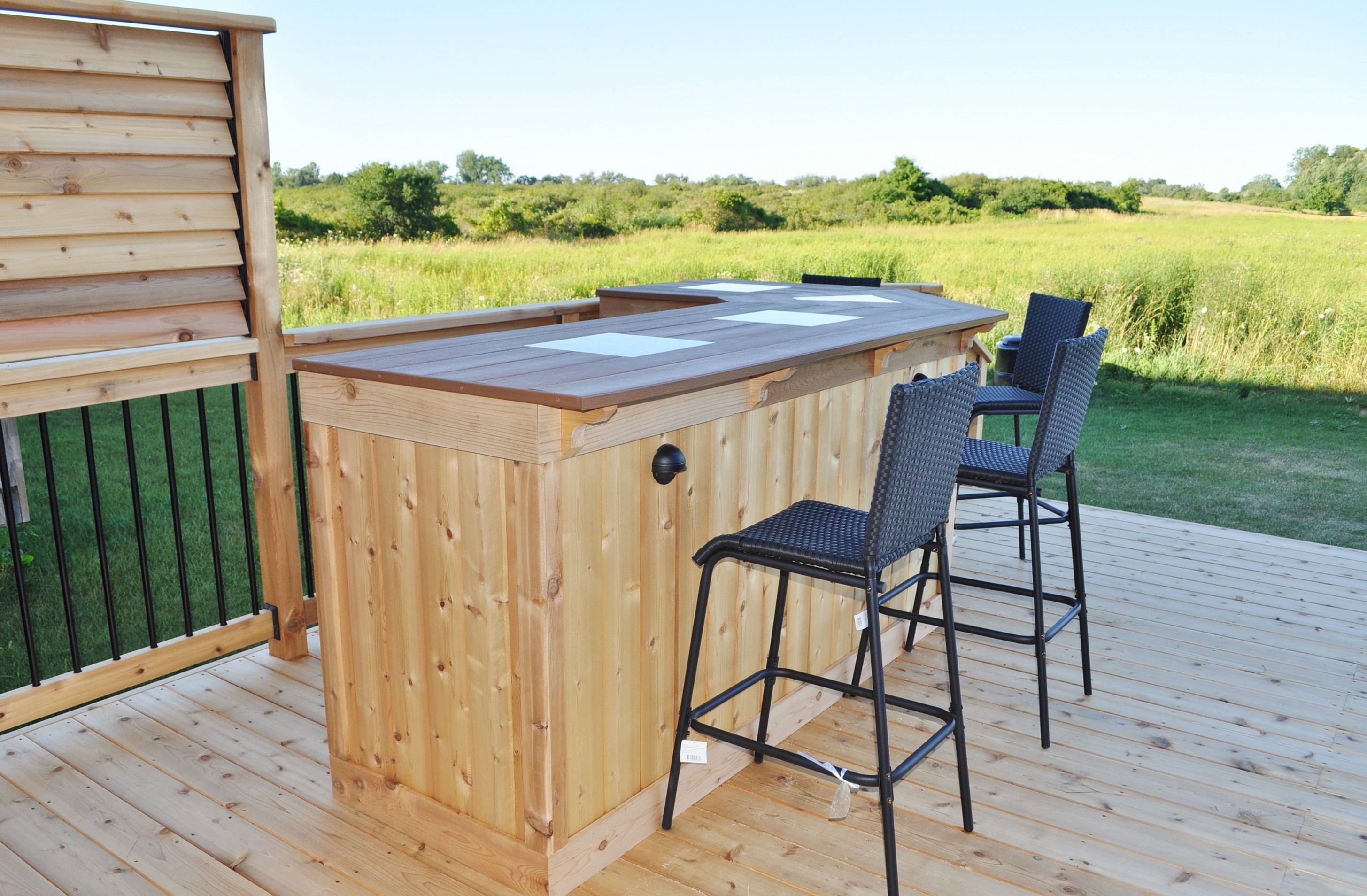 Outdoor Deck Bar Designs Hawk Haven
