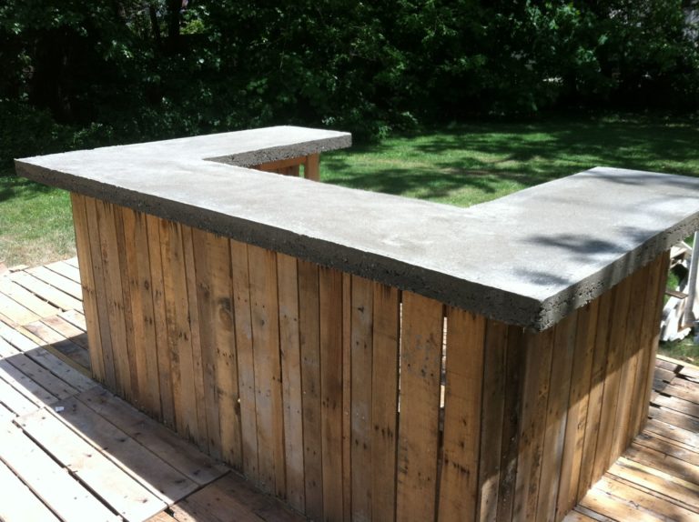 Concrete outdoor bar designs - Hawk Haven