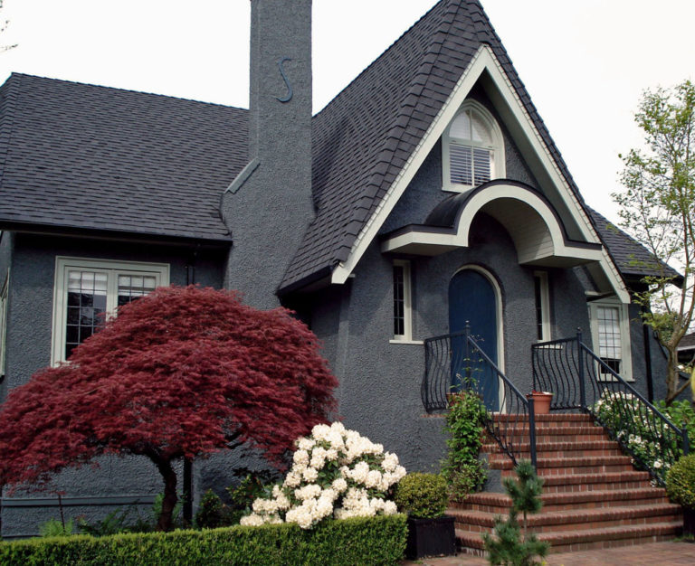 Exterior paint colors blue grey - Hawk Haven