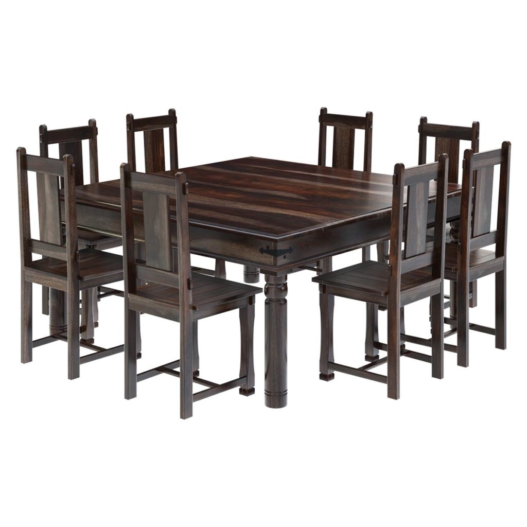 Rustic dining table set - Hawk Haven