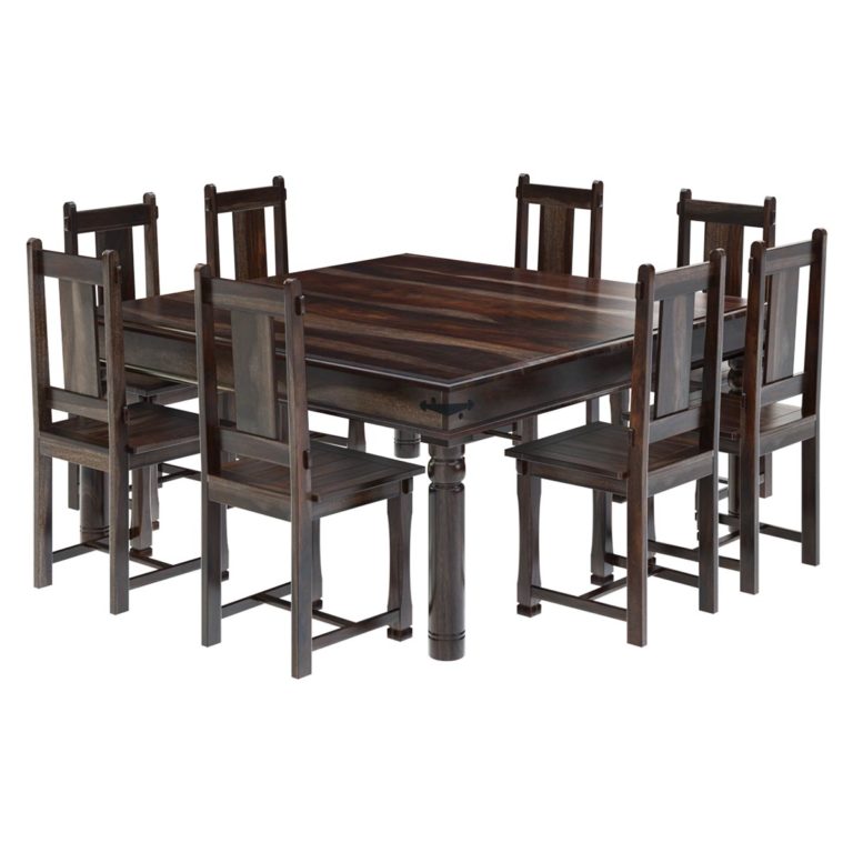 Rustic dining table set - Hawk Haven